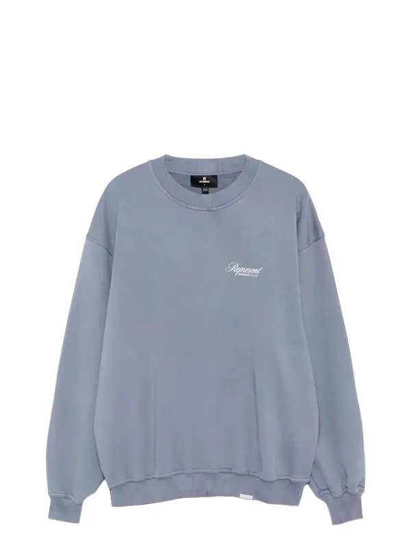 REPRESENT Cotton Sweatshirt - Blue