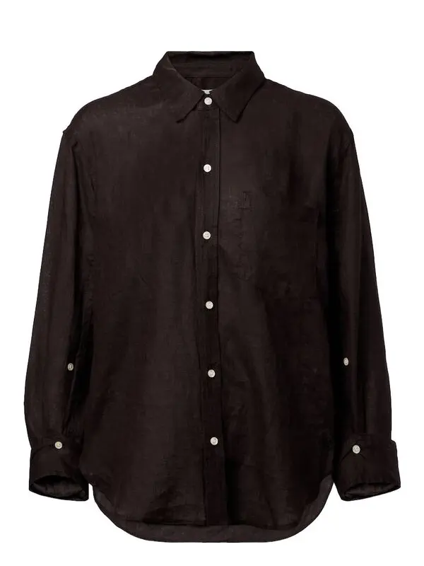 Citizens Of Humanity Kayla Linen Shirt - Brown
