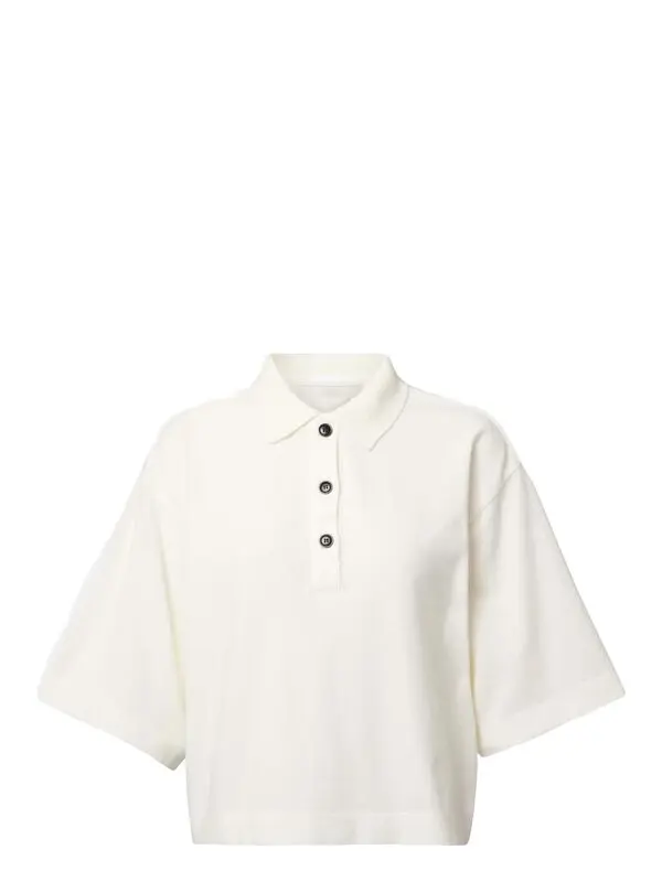Citizens Of Humanity Lowen Cotton Piqué Polo Shirt - White