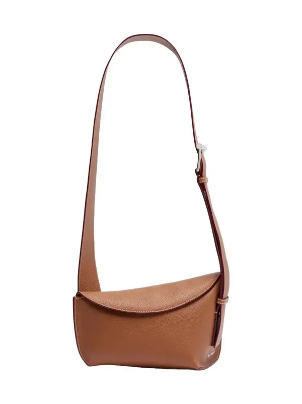 Alexander McQueen T-bar Leather Shoulder Bag - Brown