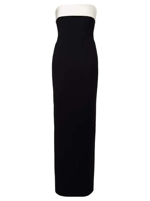 THE NEW ARRIVALS ILKYAZ OZEL Rhea Strapless Gown - Black