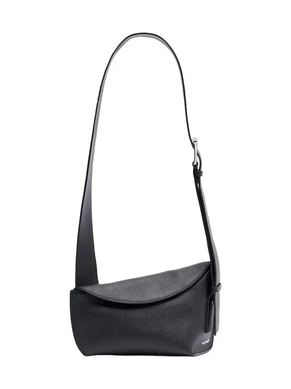Alexander McQueen T-bar Leather Shoulder Bag - Black
