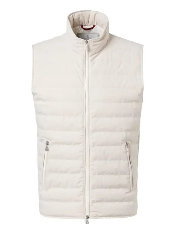 Brunello Cucinelli Padded Vest - Beige