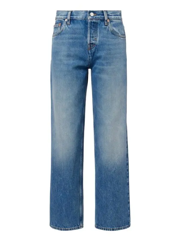 Gucci Mid-rise Straight Jeans - Blue