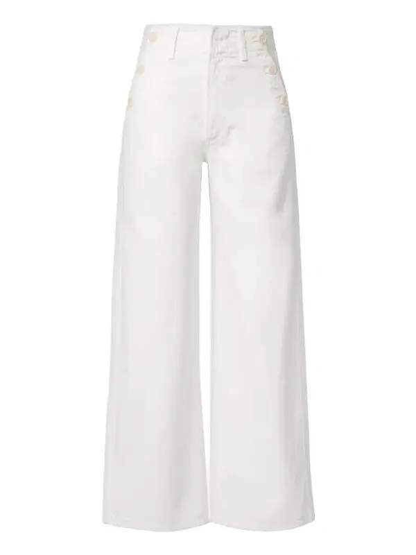 Citizens Of Humanity Boardwalk Wide-leg Jeans - White