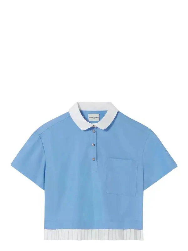 Claudie Pierlot Peter Pan Collar Top - Blue