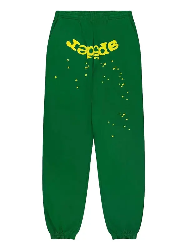 SP5DER Star Og Web V2 Track Pants - Green