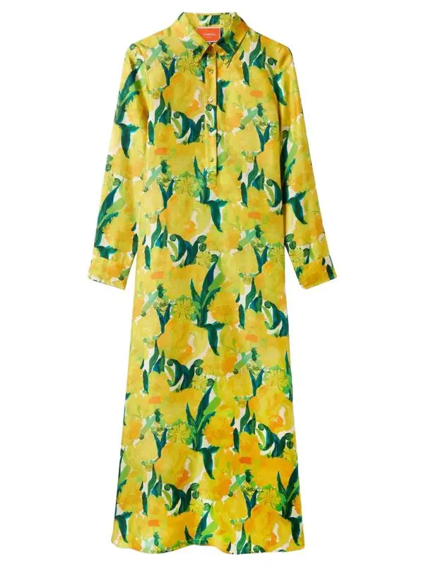 La DoubleJ Swing Shirt Dress - Yellow