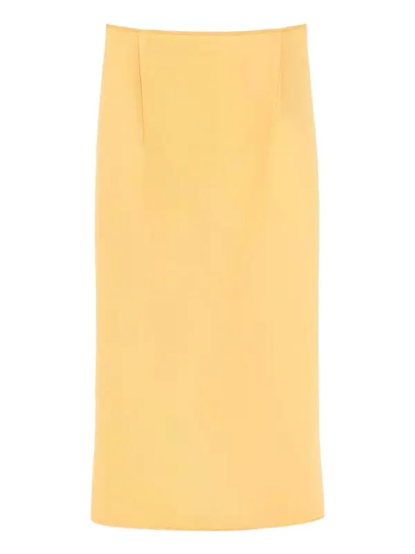 Maticevski Antenna Pencil Skirt - Yellow