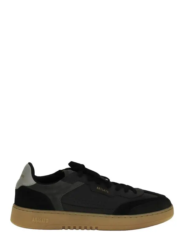 Axel Arigato Dice T-toe Calf Leather And Suede Sneakers - Black