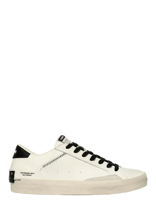 CRIME LONDON Lace-up Sneakers - White