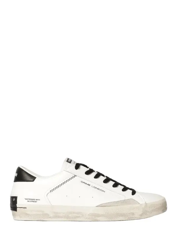 CRIME LONDON Lace-up Sneakers - White