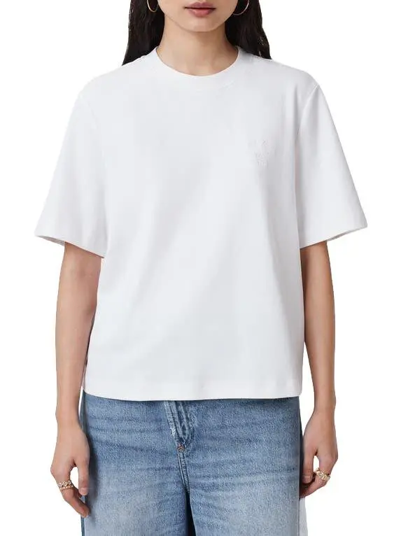 ALLSAINTS Lisa Cotton Crewneck T-shirt - Optic White