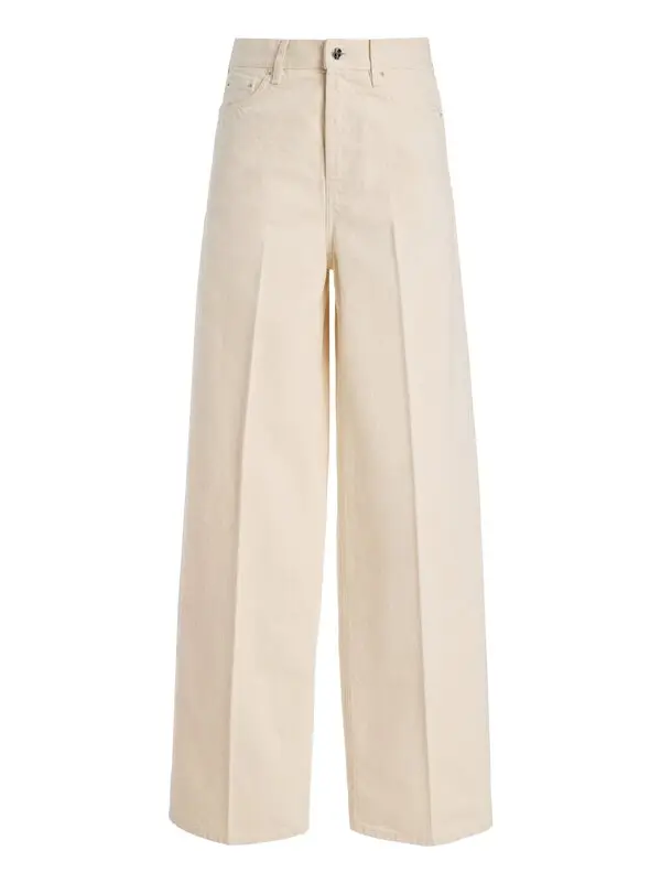 TOTEME Wide-leg Jeans - Ivory