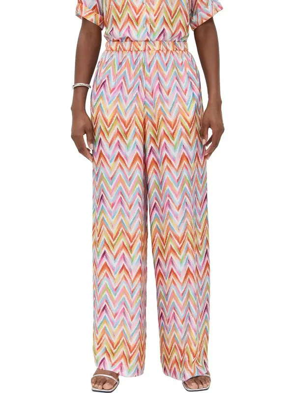Missoni Zigzag Trousers - Multicolor Micro Chevron