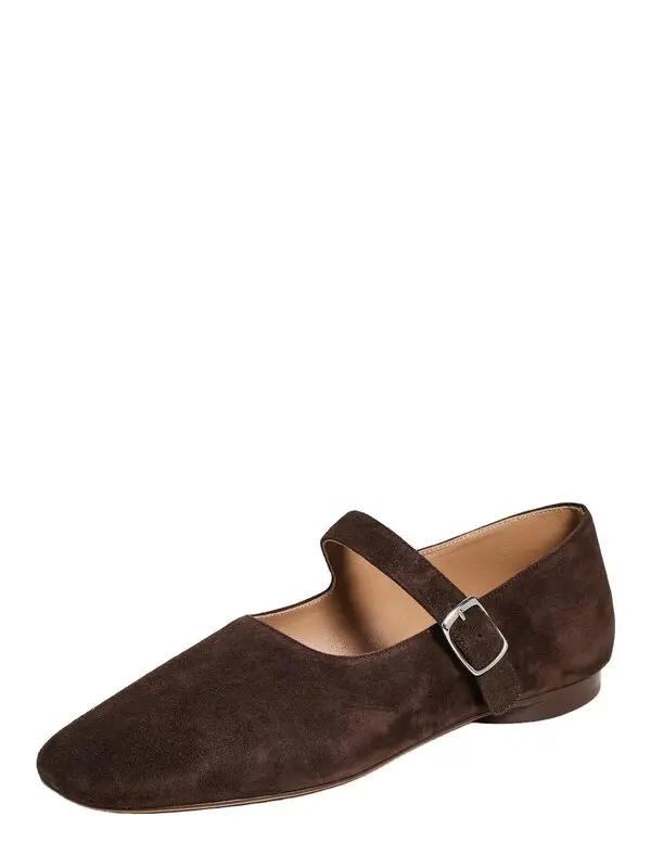 MANSUR GAVRIEL Glove Mary Jane Flats - Espresso