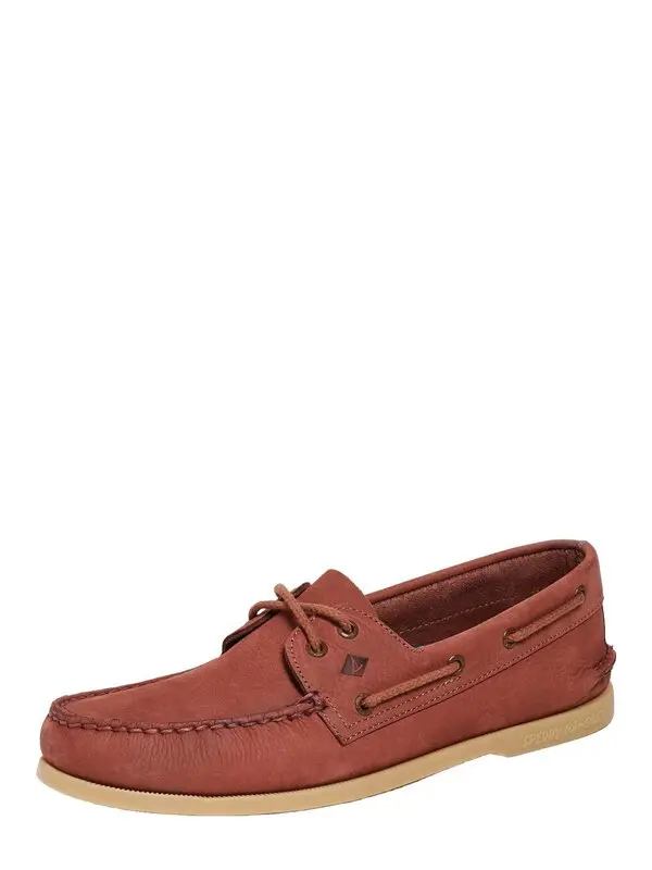 Sperry Authentic Original 2-eye Boat Shoe - Nantucket Red Leather Nubuck