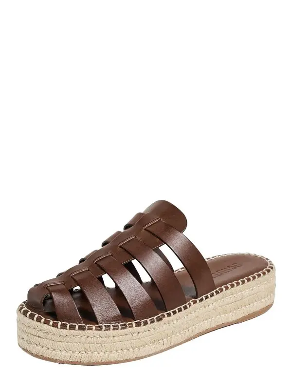 Schutz Valerie Espadrille Mule - Desert Brown