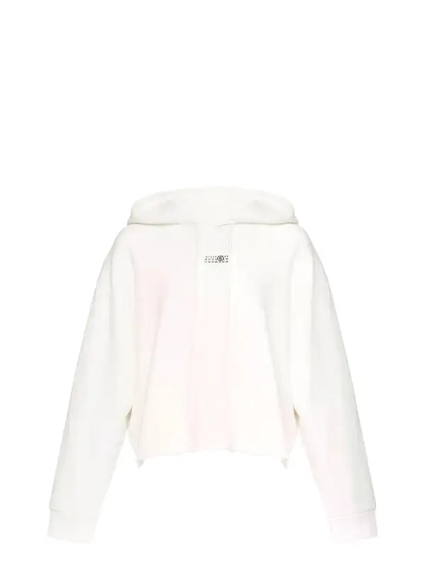 MAISON MARGIELA Numbers-print Hoodie - White