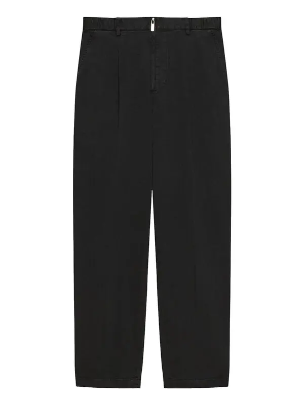Helmut Lang Pleated Loose Fit Zoot Pants - Blk