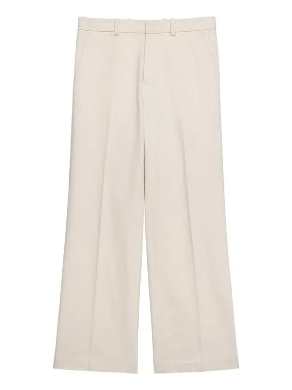 Helmut Lang Pleated Loose Fit Zoot Pants - Pine