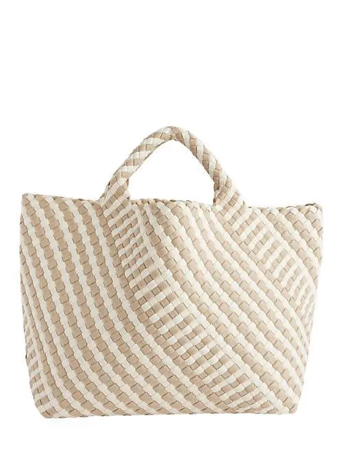 NAGHEDI St. Barths Medium Woven Tote Bag - Mykonos