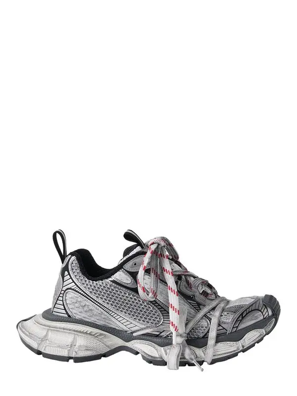 Balenciaga 3xl Mesh And Rubber Sneakers - Gray