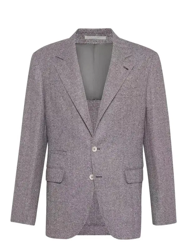 Brunello Cucinelli Double-breasted Blazer - Purple