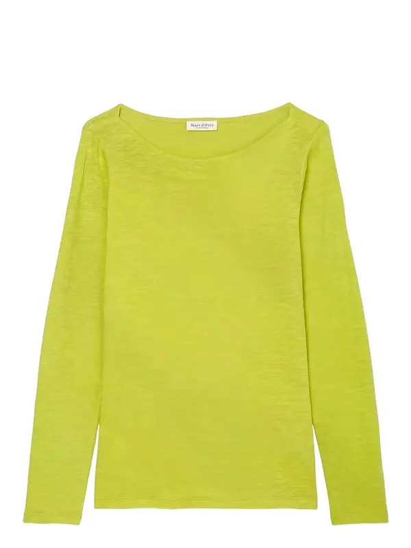 Marc O'polo Long-sleeve Boat Neck T-shirt - Green