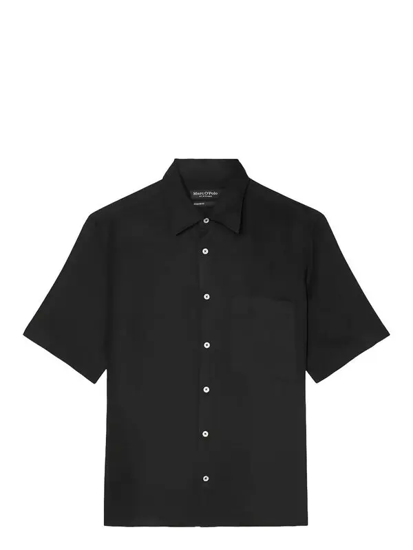 Marc O'polo Short-sleeves Button-up Shirt - Black