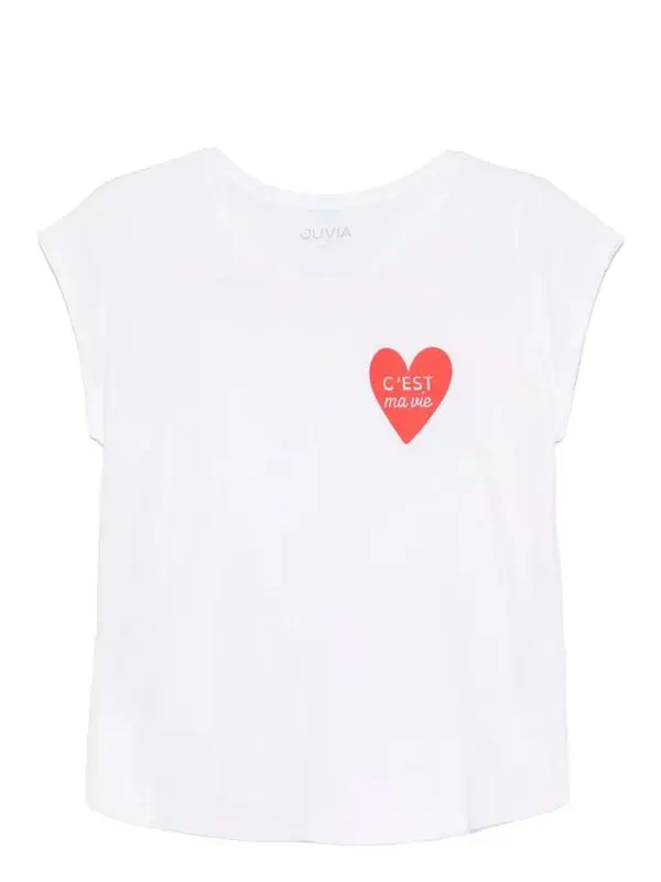 JUVIA Cotton T-shirt - White