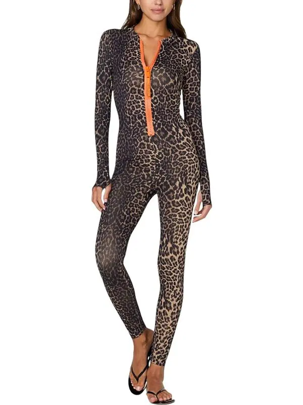 WATSKIN Lois Catsuit - Leopard