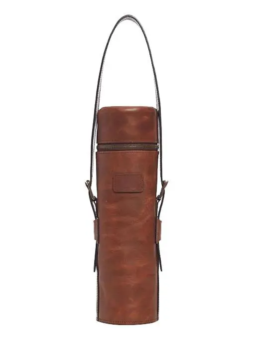 KORCHMAR Bellevue Leather Single Bottle Bag - Espresso