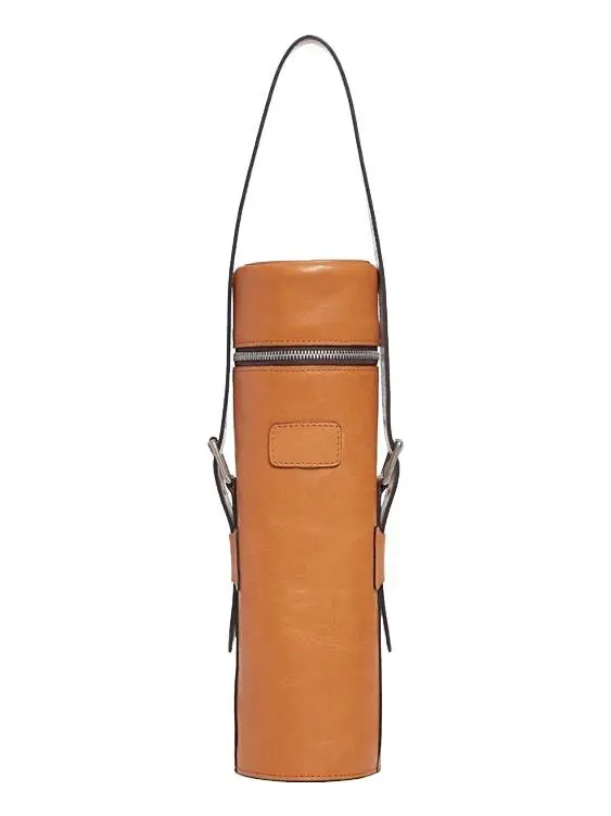 KORCHMAR Bellevue Leather Single Bottle Bag - Tan