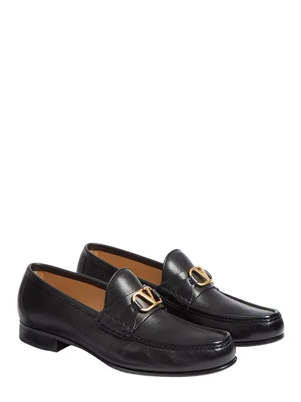 Valentino Garavani Vlogo Loafers - Black