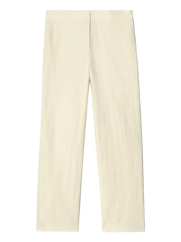Cos Tailored Straight-leg Trousers - Yellow