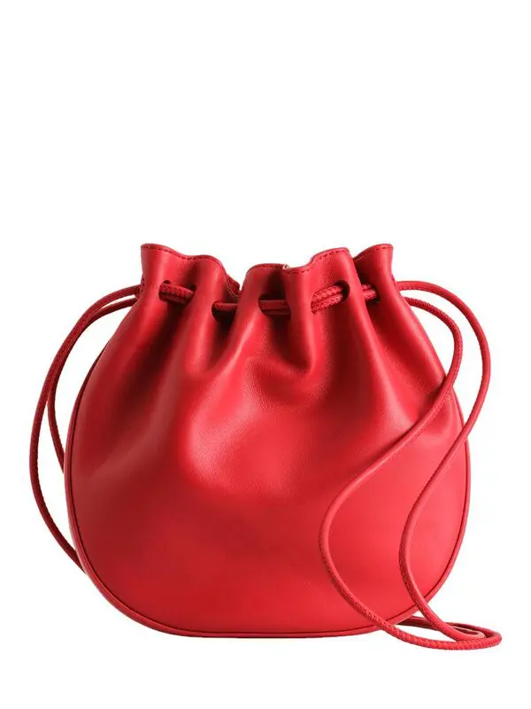 Cos Gathered Pouch Bag - Red