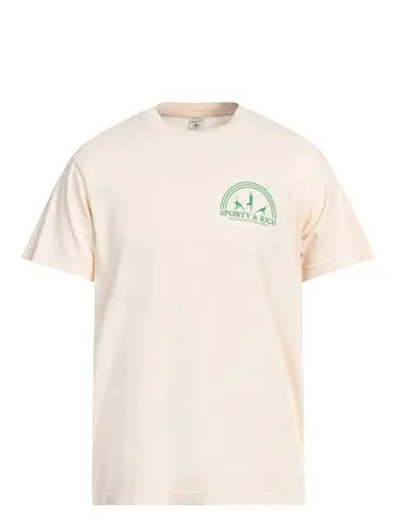 SPORTY & RICH T-shirt Size Cotton - Beige