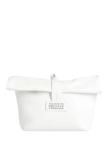 MAISON MARGIELA Leather Flap Bag - White
