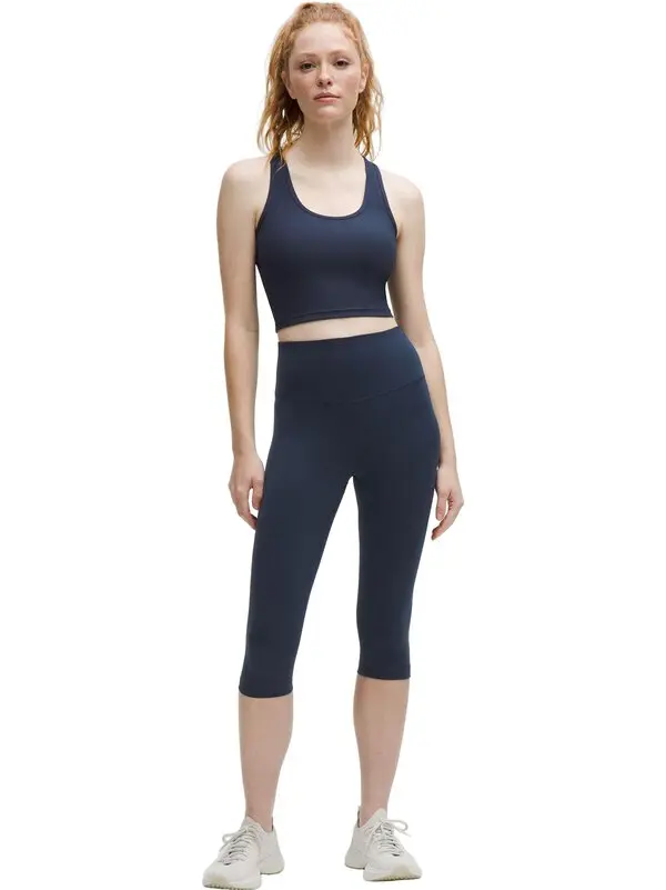 Lululemon Wunder Train High-rise Crop 15 - Club Blue
