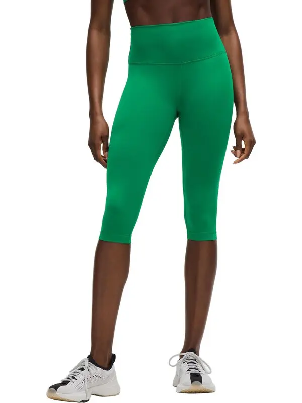 Lululemon Wunder Train High-rise Crop 15 - Raceway Green