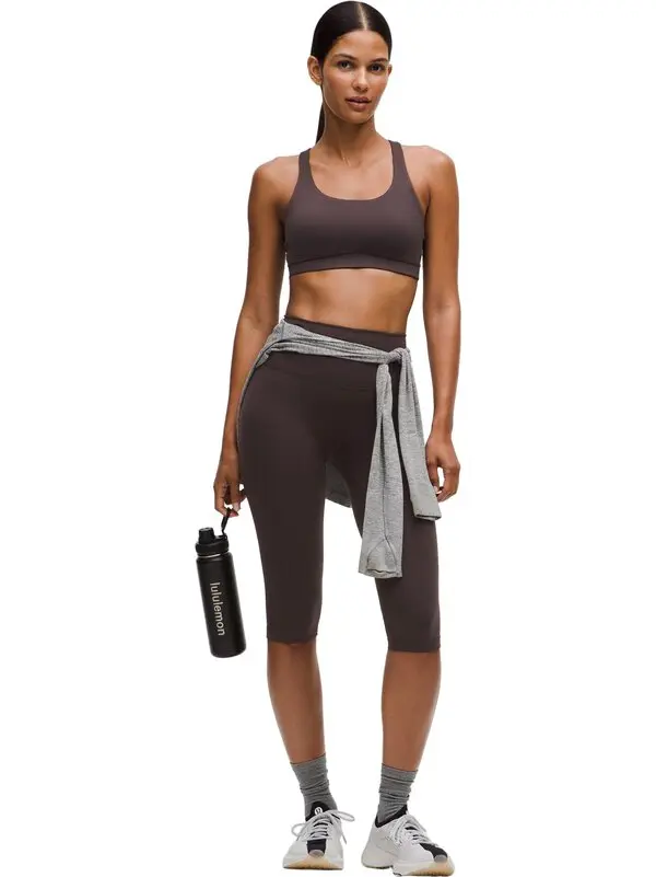 Lululemon Wunder Train High-rise Crop 15 - Sequoia