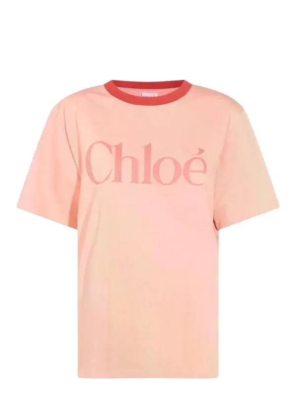 Chloé Logo-print T-shirt - Pink