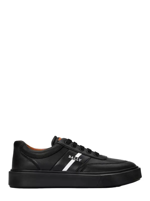 Bally Leather Low-top Sneakers - Black