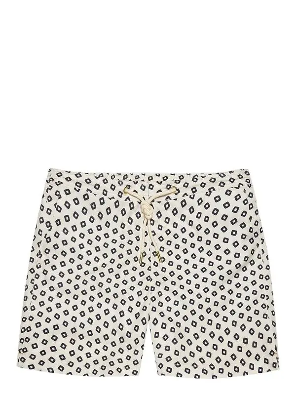 Orlebar Brown Printed Drawcord Swim Shorts - Grey