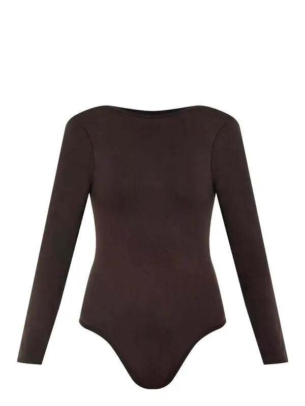 HEIST Long-sleeve Bodysuit - Brown