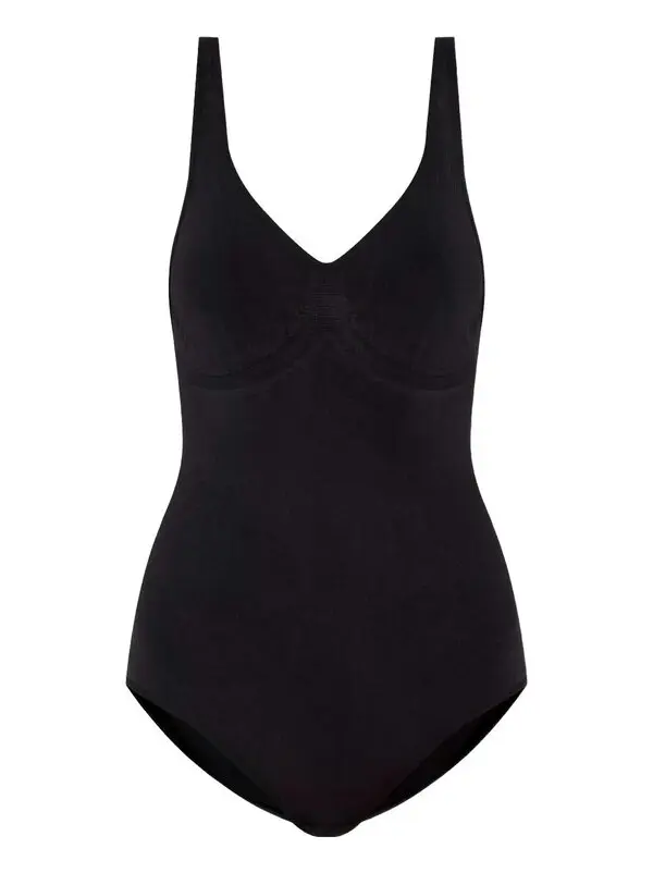 HEIST V-neck Bodysuit - Black