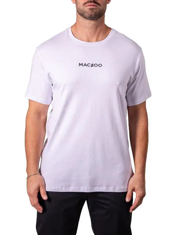 MACEOO Neon Asad Embellished T-shirt - White