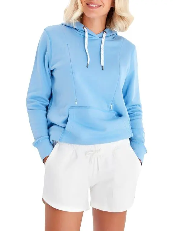 ACCOUCHEE Iconic Maternity/nursing Hoodie - Pacific Blue