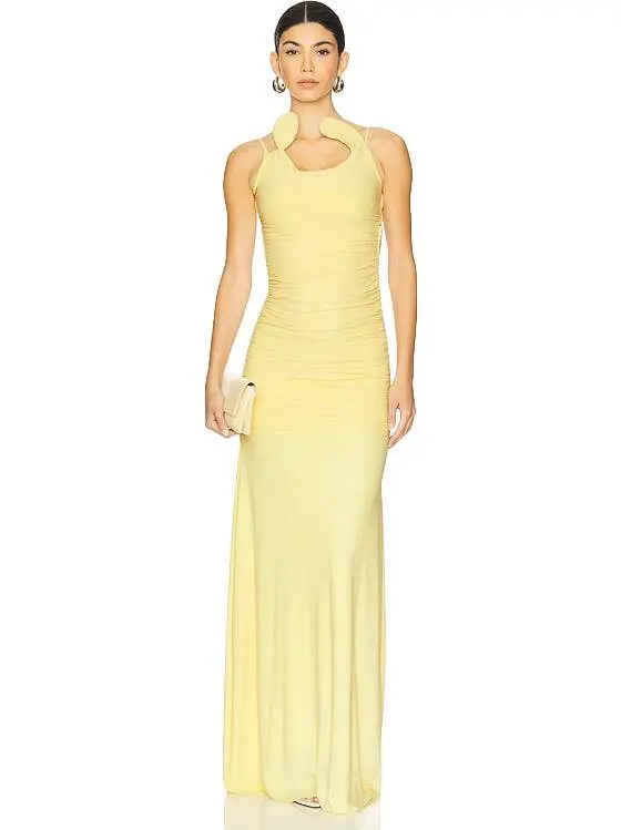 DEME BY GABRIELLA Estelle Dress - Yellow